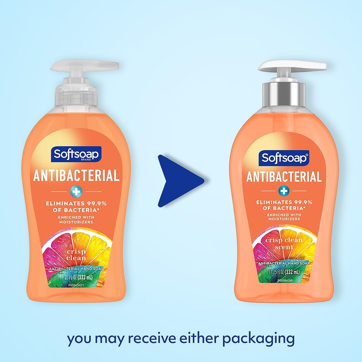 Softsoap Antibacterial Liquid Hand Soap, Crisp Clean - 11.25 fluid oun ...